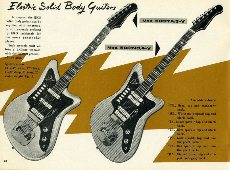 EKO electric guitar - Buy vintage EKO guitar at Hender Amps vintage ...